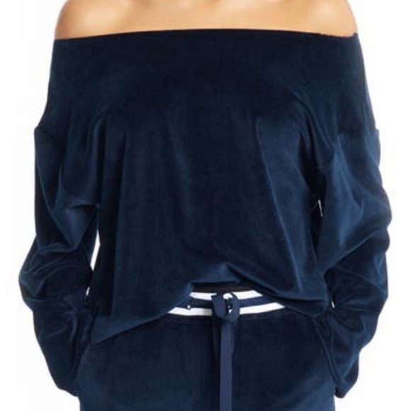Kendall & Kylie | Sweaters | Kendall And Kylie Navy Blue Off Shoulder ...